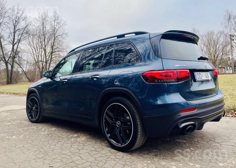 Zils Mercedes-Benz GLB 35 AMG 2020 Rīga, ar dzinēja tilpumu 2.00 L un nobraukumu 133 tūkst. km par 39000 €, foto 9 vietnē AUTOMOTO.COM.LV