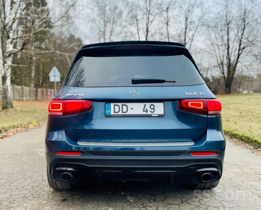 Zils Mercedes-Benz GLB 35 AMG 2020 Rīga, ar dzinēja tilpumu 2.00 L un nobraukumu 133 tūkst. km par 39000 €, foto 18 vietnē AUTOMOTO.COM.LV