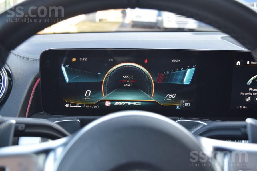 Zils Mercedes-Benz GLB 35 AMG 2022 Rīga, ar dzinēja tilpumu 2.00 L un nobraukumu 65 tūkst. km par 36900 €, foto 13 vietnē AUTOMOTO.COM.LV