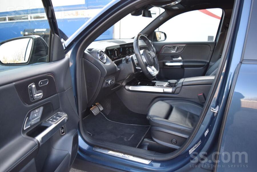 Синий Мерседес GLB 35 AMG 2022 в Рига, объемом двигателя 2.00 л и пробегом 65 тыс. км за 34900 €, фото 4 на AUTOMOTO.COM.LV