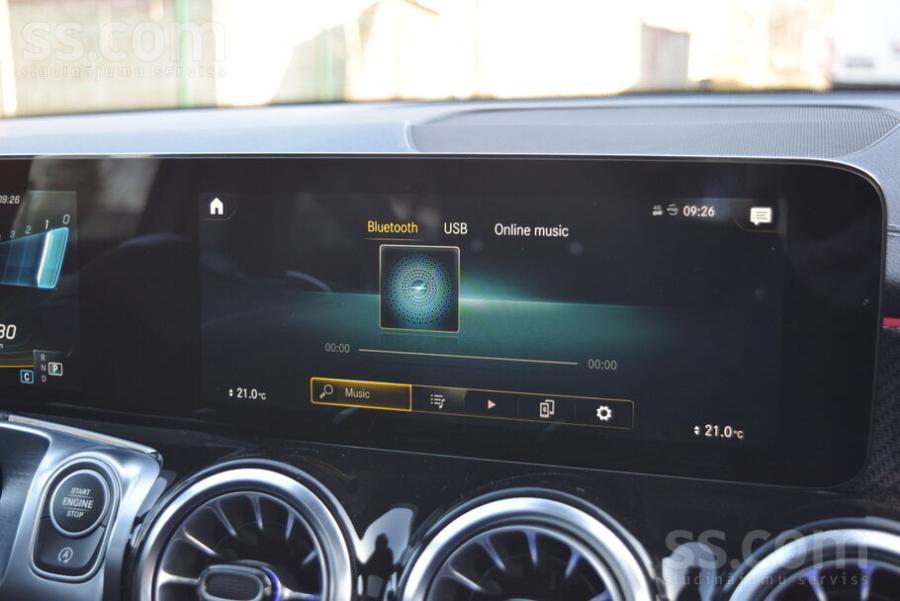 Синий Мерседес GLB 35 AMG 2022 в Рига, объемом двигателя 2.00 л и пробегом 65 тыс. км за 34900 €, фото 10 на AUTOMOTO.COM.LV