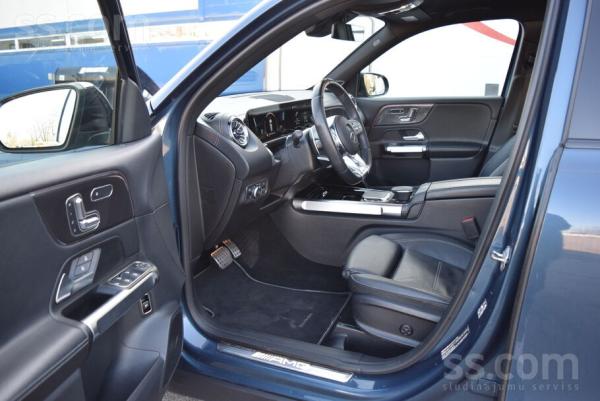 Синий Мерседес GLB 35 AMG 2022 в Рига, объемом двигателя 2.00 л и пробегом 65 тыс. км за 34900 €, фото 3 на AUTOMOTO.COM.LV