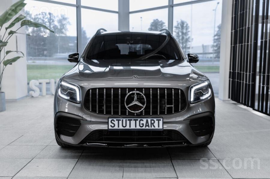 Серый Мерседес GLB 35 AMG 2021 в Рига, объемом двигателя 2.00 л и пробегом 61 тыс. км за 43000 €, фото 3 на AUTOMOTO.COM.LV