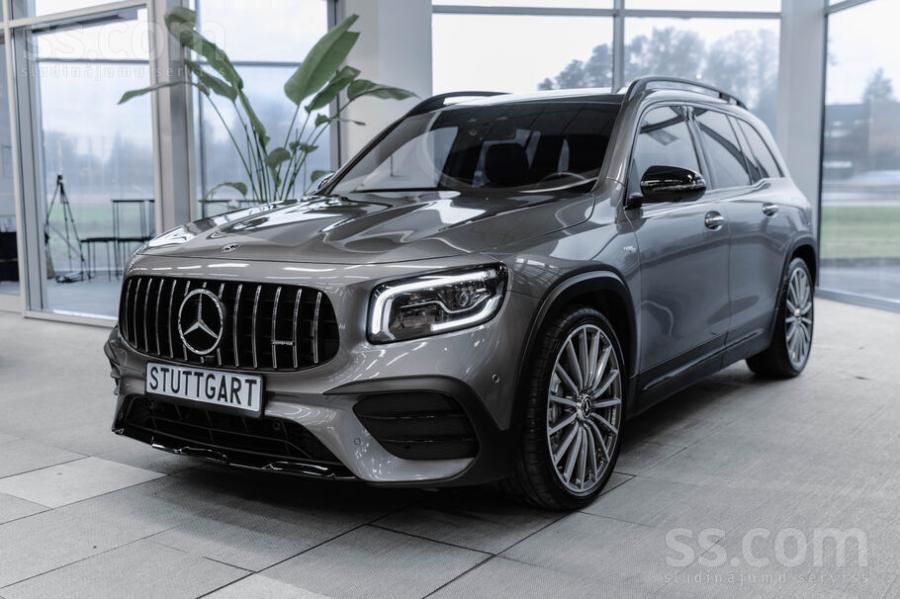 Серый Мерседес GLB 35 AMG 2021 в Рига, объемом двигателя 2.00 л и пробегом 61 тыс. км за 43000 €, фото 4 на AUTOMOTO.COM.LV