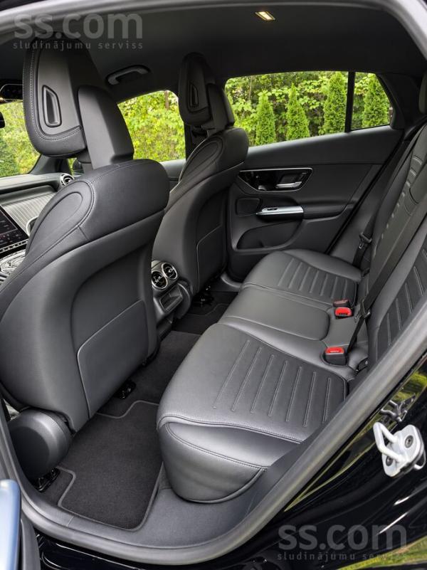 Black Mercedes-Benz GLC 200 2023 in Riga, with an engine capacity of 2.00 L and mileage of 56 thousand km for 49000 €, photo 8 on AUTOMOTO.COM.LV