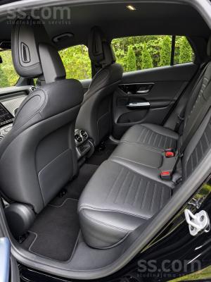 Black Mercedes-Benz GLC 200 2023 in Riga, with an engine capacity of 2.00 L and mileage of 56 thousand km for 49000 €, photo 8 on AUTOMOTO.COM.LV