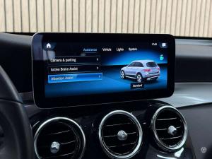 Black Mercedes-Benz GLC 200 2019 in Marijampole, with an engine capacity of 1.99 L and mileage of 114 thousand km for 24990 €, photo 14 on AUTOMOTO.COM.LV