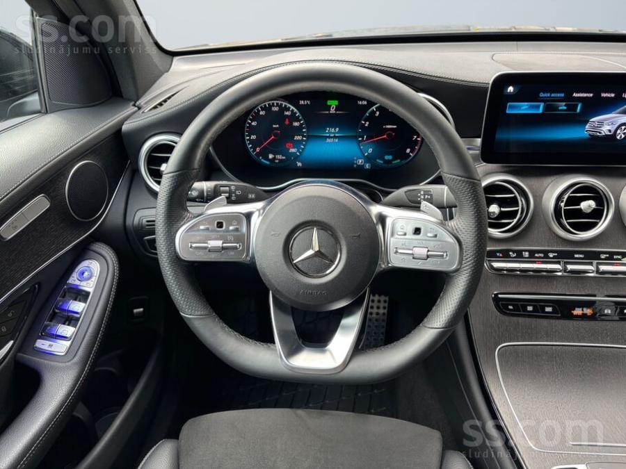 Melns Mercedes-Benz GLC 200 2022 Rīga, ar dzinēja tilpumu 2.00 L un nobraukumu 37 tūkst. km par 39800 €, foto 12 vietnē AUTOMOTO.COM.LV
