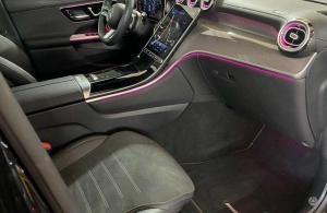 Black Mercedes-Benz GLC 200 2025 in Kaunas, with an engine capacity of 1.99 L and mileage of 30 thousand km for 42990 €, photo 9 on AUTOMOTO.COM.LV