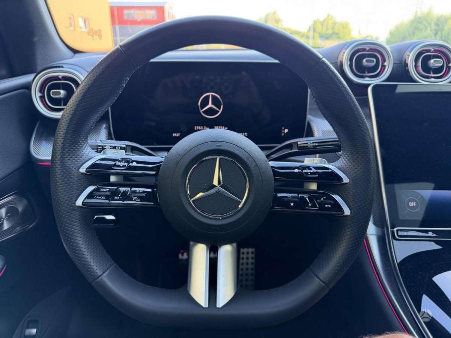 Black Mercedes-Benz GLC 200 2025 in Kaunas, with an engine capacity of 1.99 L and mileage of 30 thousand km for 42300 €, photo 27 on AUTOMOTO.COM.LV