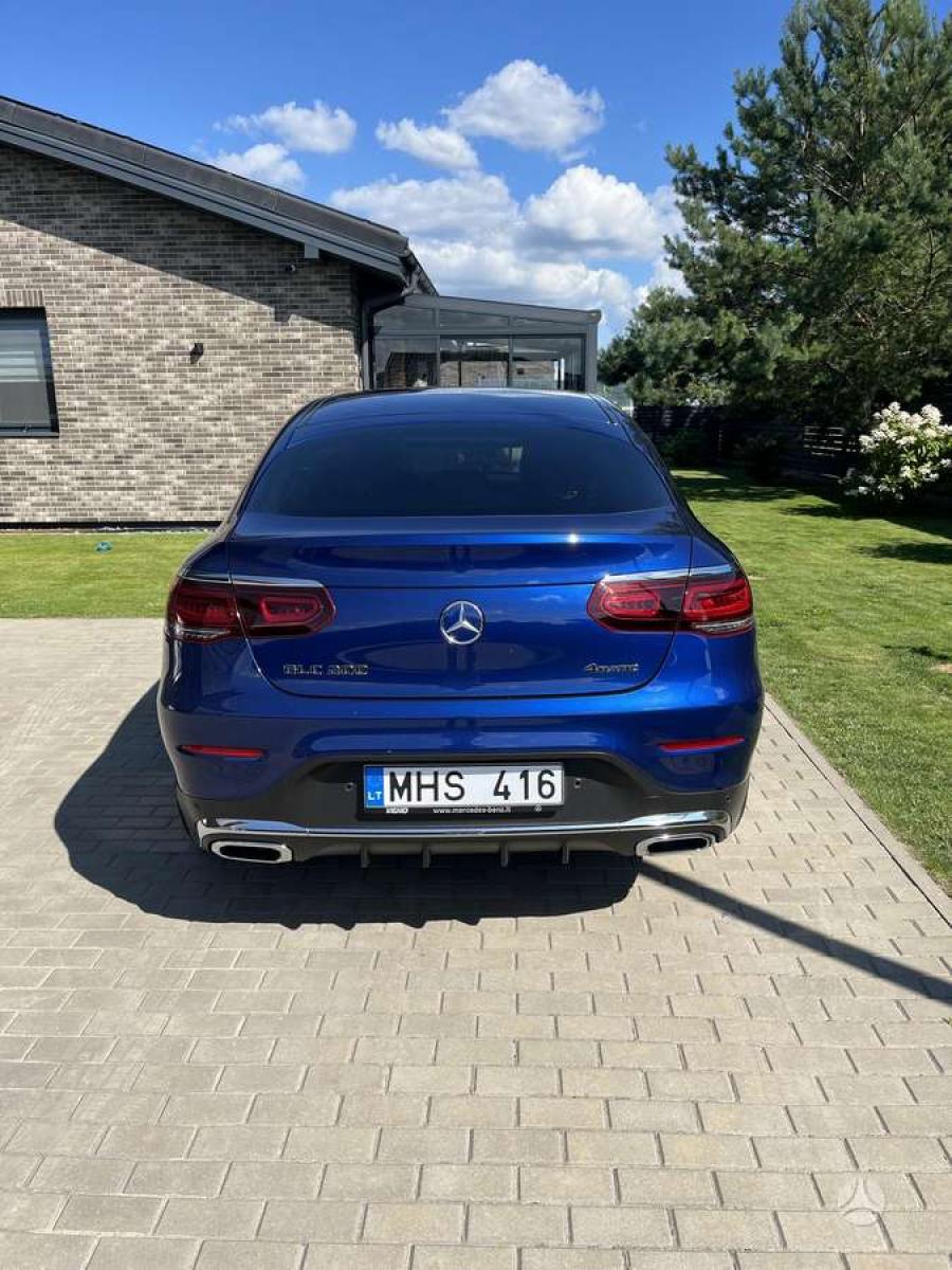 Blue Mercedes-Benz GLC 200 2019 in Vilnius, with an engine capacity of 1.99 L and mileage of 68 thousand km for 33500 €, photo 8 on AUTOMOTO.COM.LV