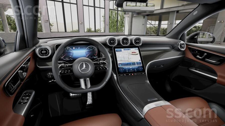 Grey Mercedes-Benz GLC 200 2026 in Riga, with an engine capacity of 2.00 L and mileage of 10 thousand km for 59900 €, photo 8 on AUTOMOTO.COM.LV