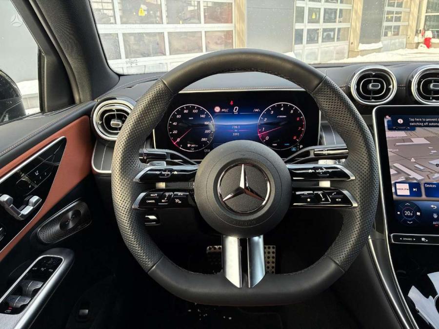 Grey Mercedes-Benz GLC 200 2025 in Vilnius, with an engine capacity of 2.00 L and mileage of 10 thousand km for 70900 €, photo 19 on AUTOMOTO.COM.LV