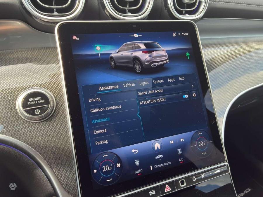 Pelēks Mercedes-Benz GLC 200 2026 Viļņa, ar dzinēja tilpumu 2.00 L un nobraukumu 0 tūkst. km par 64454 €, foto 21 vietnē AUTOMOTO.COM.LV