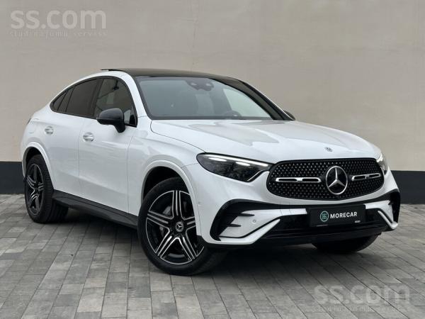 White Mercedes-Benz GLC 200 2023 in Riga, with an engine capacity of 2.00 L and mileage of 40 thousand km for 66950 €, photo 3 on AUTOMOTO.COM.LV