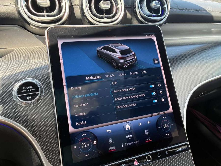 Balts Mercedes-Benz GLC 200 2023 Viļņa, ar dzinēja tilpumu 2.00 L un nobraukumu 36 tūkst. km par 51900 €, foto 22 vietnē AUTOMOTO.COM.LV