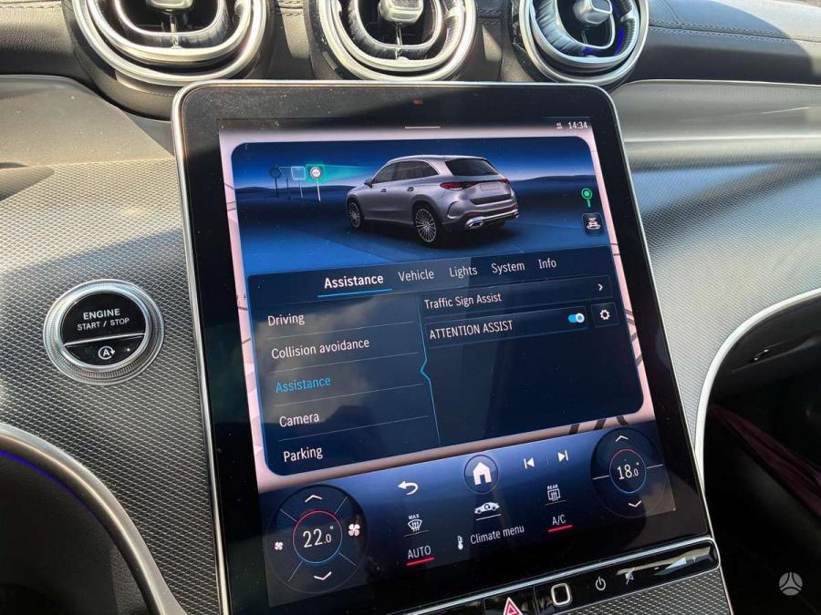 Balts Mercedes-Benz GLC 200 2023 Viļņa, ar dzinēja tilpumu 2.00 L un nobraukumu 36 tūkst. km par 51900 €, foto 23 vietnē AUTOMOTO.COM.LV