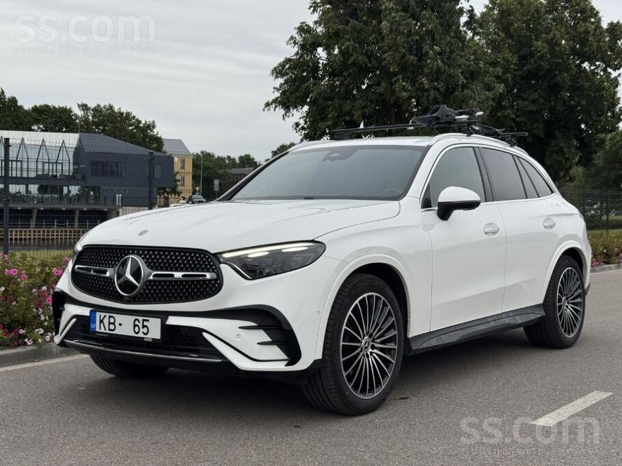 White Mercedes-Benz GLC 200 2026 in Riga, with an engine capacity of 2.00 L and mileage of 11 thousand km for 59500 €, photo 1 on AUTOMOTO.COM.LV
