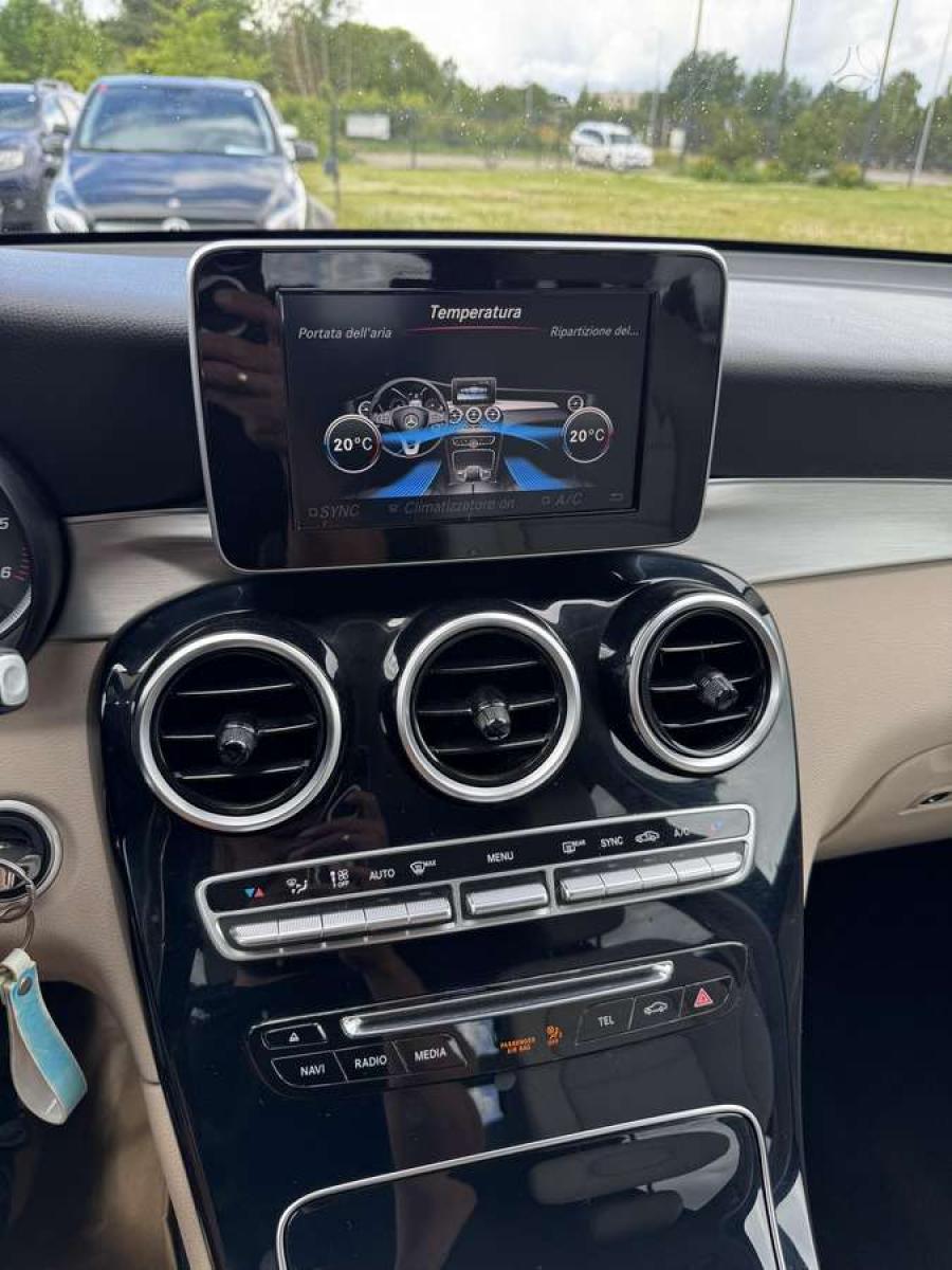 Black Mercedes-Benz GLC 220 2016 in Telschi, with an engine capacity of 2.14 L and mileage of 255 thousand km for 16500 €, photo 39 on AUTOMOTO.COM.LV