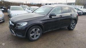 Black Mercedes-Benz GLC 220 2017 in Panevezys, with an engine capacity of 2.14 L and mileage of 173 thousand km for 19500 €, photo 2 on AUTOMOTO.COM.LV