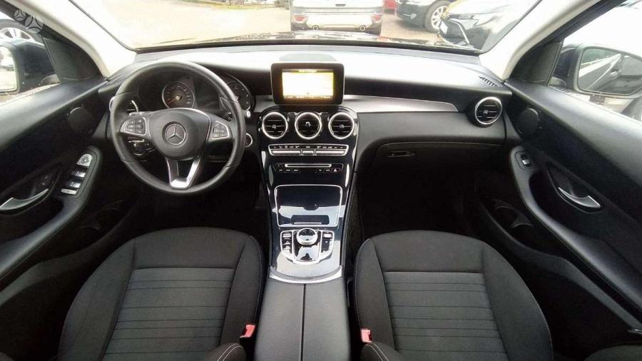 Black Mercedes-Benz GLC 220 2017 in Panevezys, with an engine capacity of 2.14 L and mileage of 173 thousand km for 19500 €, photo 16 on AUTOMOTO.COM.LV