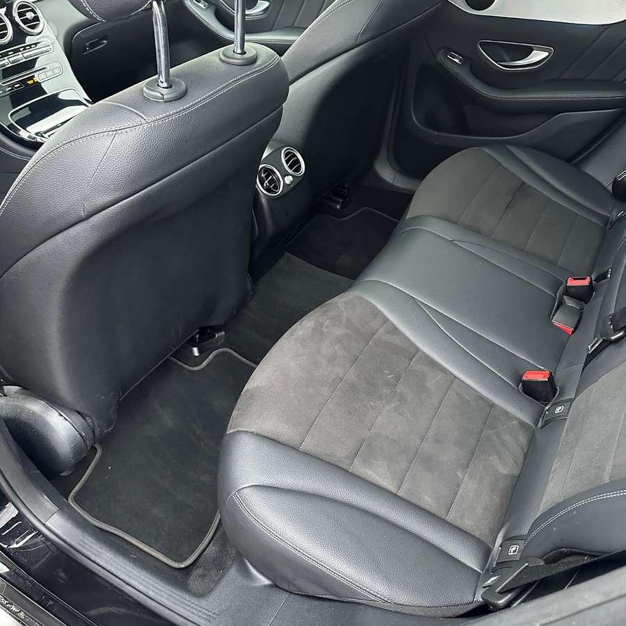Black Mercedes-Benz GLC 220 2017 in Vilnius, with an engine capacity of 2.14 L and mileage of 144 thousand km for 21900 €, photo 11 on AUTOMOTO.COM.LV