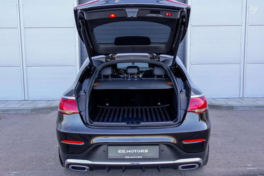 Black Mercedes-Benz GLC 220 2019 in Kaunas, with an engine capacity of 1.95 L and mileage of 182 thousand km for 32999 €, photo 59 on AUTOMOTO.COM.LV