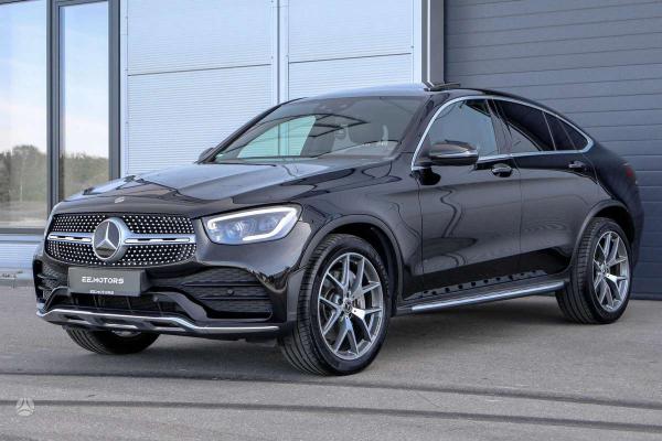 Black Mercedes-Benz GLC 220 2019 in Kaunas, with an engine capacity of 1.95 L and mileage of 182 thousand km for 32999 €, photo 7 on AUTOMOTO.COM.LV