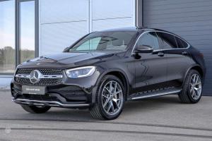 Black Mercedes-Benz GLC 220 2019 in Kaunas, with an engine capacity of 1.95 L and mileage of 182 thousand km for 32999 €, photo 7 on AUTOMOTO.COM.LV