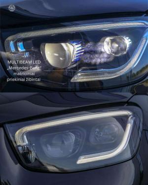 Black Mercedes-Benz GLC 220 2019 in Kaunas, with an engine capacity of 1.95 L and mileage of 182 thousand km for 32999 €, photo 14 on AUTOMOTO.COM.LV