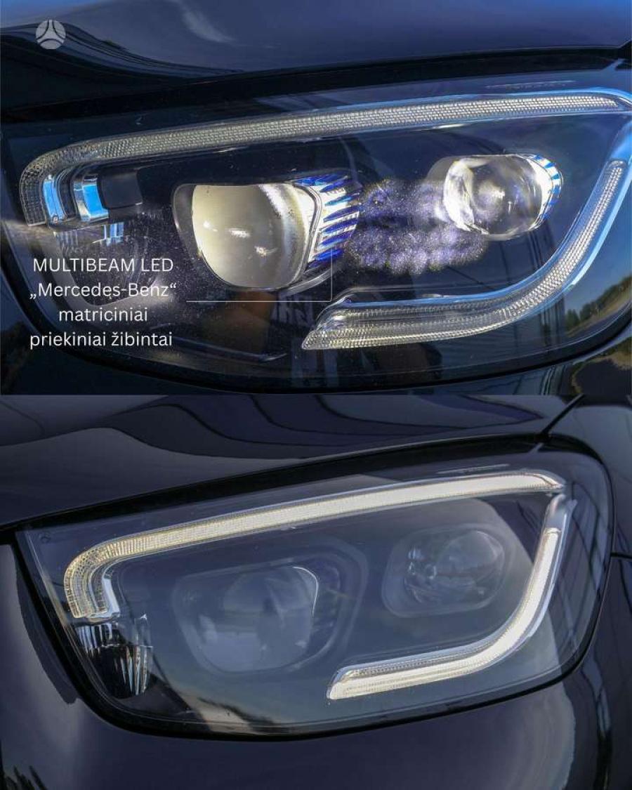 Black Mercedes-Benz GLC 220 2019 in Kaunas, with an engine capacity of 1.95 L and mileage of 182 thousand km for 32999 €, photo 14 on AUTOMOTO.COM.LV