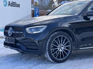 Black Mercedes-Benz GLC 220 2020 in Ukmerge, with an engine capacity of 1.95 L and mileage of 100 thousand km for 33550 €, photo 9 on AUTOMOTO.COM.LV