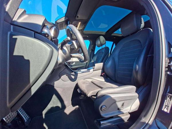 Black Mercedes-Benz GLC 220 2021 in Kaunas, with an engine capacity of 1.95 L and mileage of 97 thousand km for 32300 €, photo 9 on AUTOMOTO.COM.LV