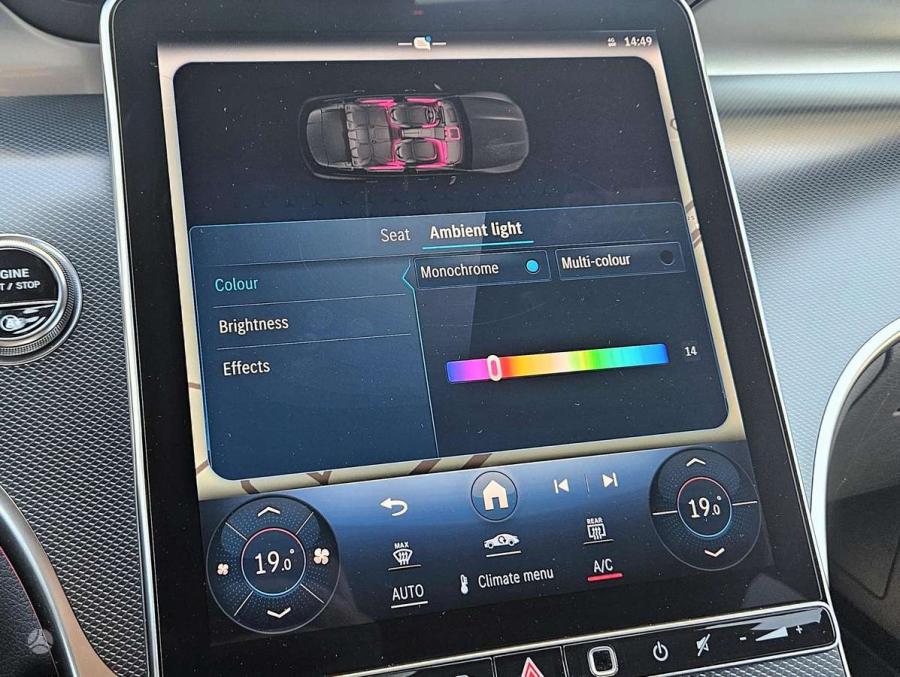 Black Mercedes-Benz GLC 220 2023 in Klaipeda, with an engine capacity of 1.99 L and mileage of 93 thousand km for 49900 €, photo 40 on AUTOMOTO.COM.LV