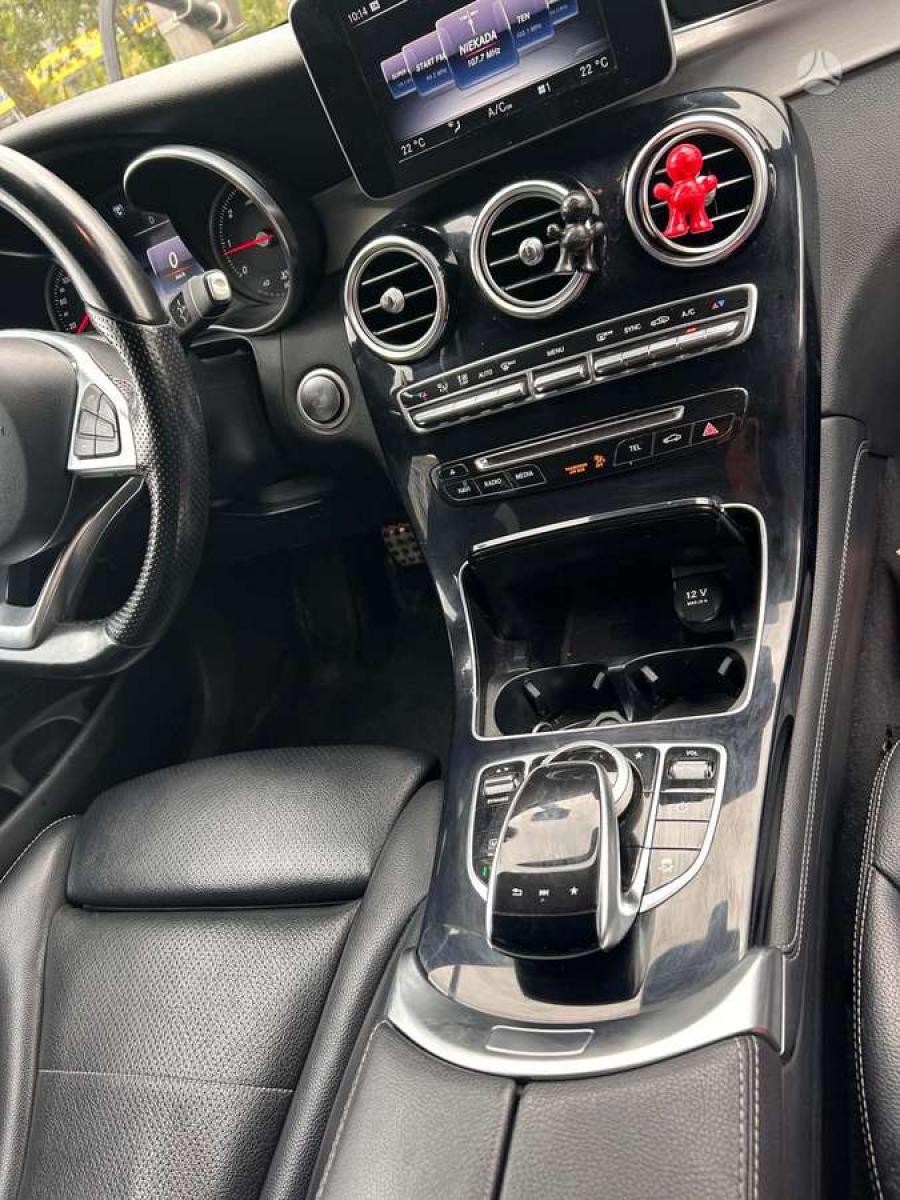 Blue Mercedes-Benz GLC 220 2017 in Vilnius, with an engine capacity of 2.14 L and mileage of 233 thousand km for 16500 €, photo 14 on AUTOMOTO.COM.LV