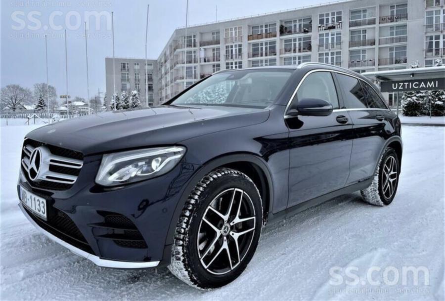 Zils Mercedes-Benz GLC 220 2019 Liepāja, ar dzinēja tilpumu 2.20 L un nobraukumu 118 tūkst. km par 26500 €, foto 1 vietnē AUTOMOTO.COM.LV