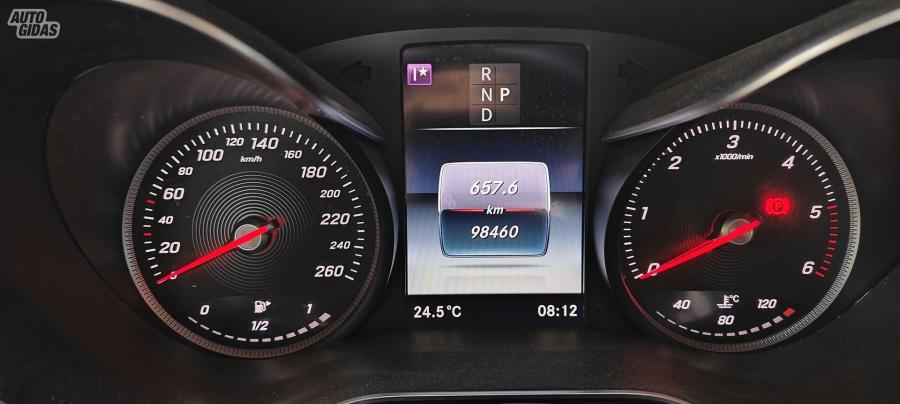 Grey Mercedes-Benz GLC 220 2017 in Kaunas, with an engine capacity of 2.20 L and mileage of 98 thousand km for 26000 €, photo 7 on AUTOMOTO.COM.LV