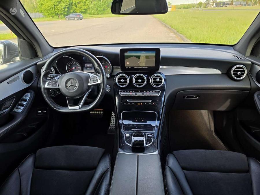 Grey Mercedes-Benz GLC 220 2015 in Kaunas, with an engine capacity of 2.14 L and mileage of 238 thousand km for 15550 €, photo 16 on AUTOMOTO.COM.LV