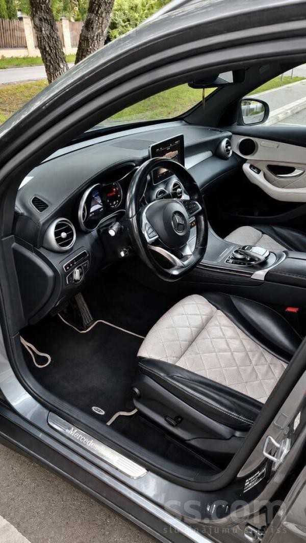 Pelēks Mercedes-Benz GLC 220 2016 Rīga, ar dzinēja tilpumu 2.20 L un nobraukumu 285 tūkst. km par 18300 €, foto 6 vietnē AUTOMOTO.COM.LV