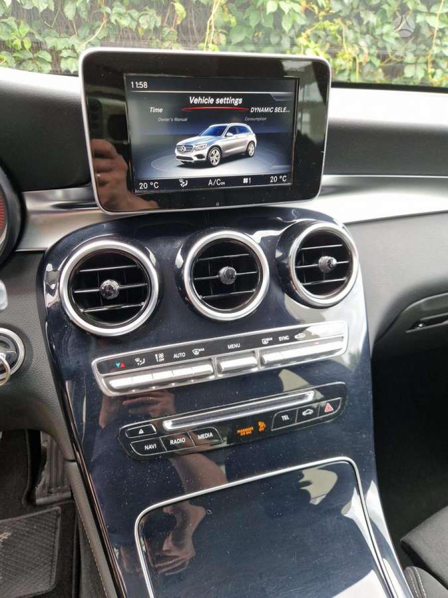 Pelēks Mercedes-Benz GLC 220 2016 Viļņa, ar dzinēja tilpumu 2.14 L un nobraukumu 280 tūkst. km par 14950 €, foto 17 vietnē AUTOMOTO.COM.LV