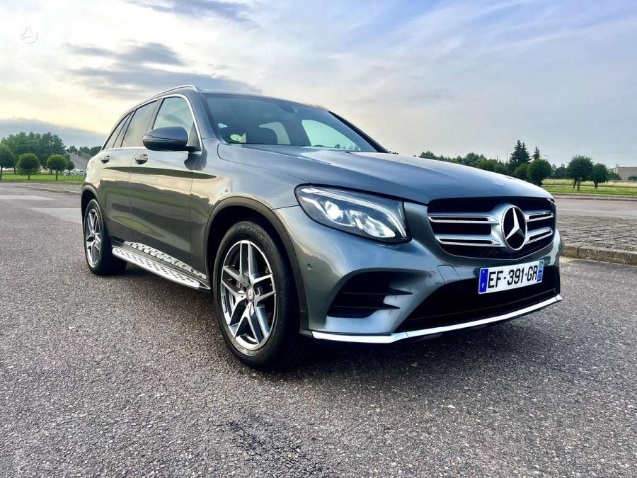Grey Mercedes-Benz GLC 220 2016 in Kaunas, with an engine capacity of 2.20 L and mileage of 239 thousand km for 17250 €, photo 13 on AUTOMOTO.COM.LV