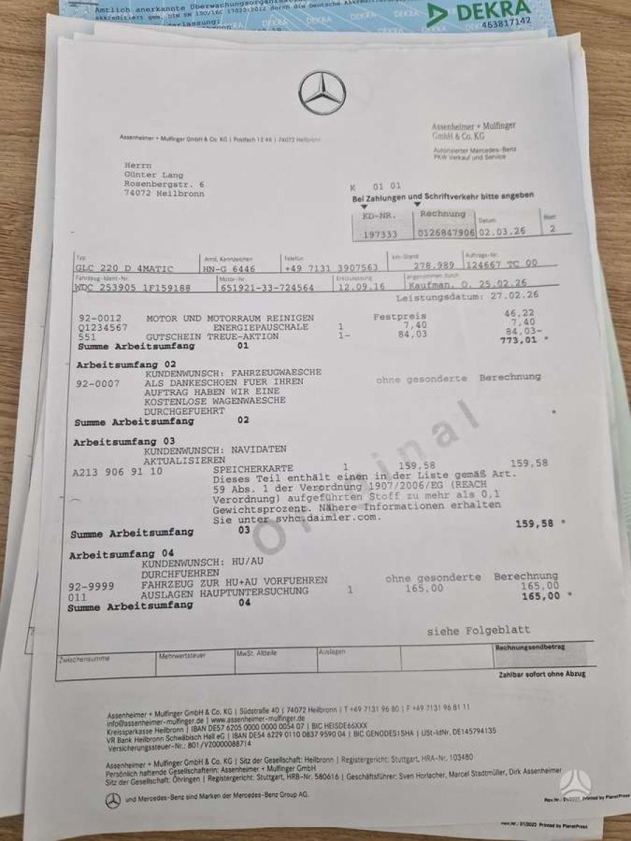 Grey Mercedes-Benz GLC 220 2016 in Vilnius, with an engine capacity of 2.14 L and mileage of 280 thousand km for 14650 €, photo 28 on AUTOMOTO.COM.LV