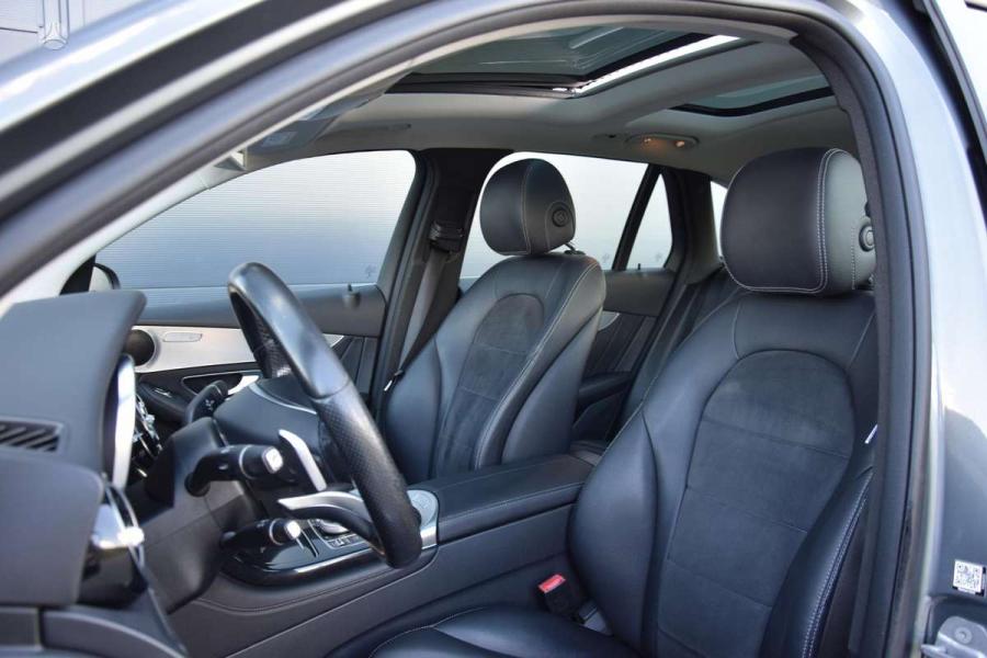 Pelēks Mercedes-Benz GLC 220 2016 Viļņa, ar dzinēja tilpumu 2.14 L un nobraukumu 269 tūkst. km par 15200 €, foto 17 vietnē AUTOMOTO.COM.LV