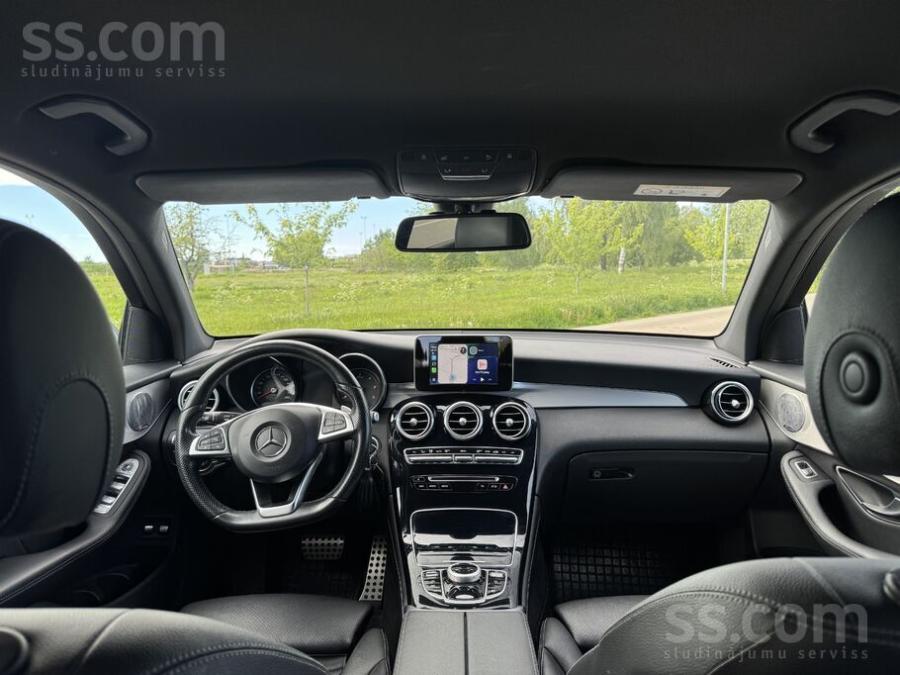 Grey Mercedes-Benz GLC 220 2016 in Riga, with an engine capacity of 2.20 L and mileage of 220 thousand km for 19000 €, photo 7 on AUTOMOTO.COM.LV