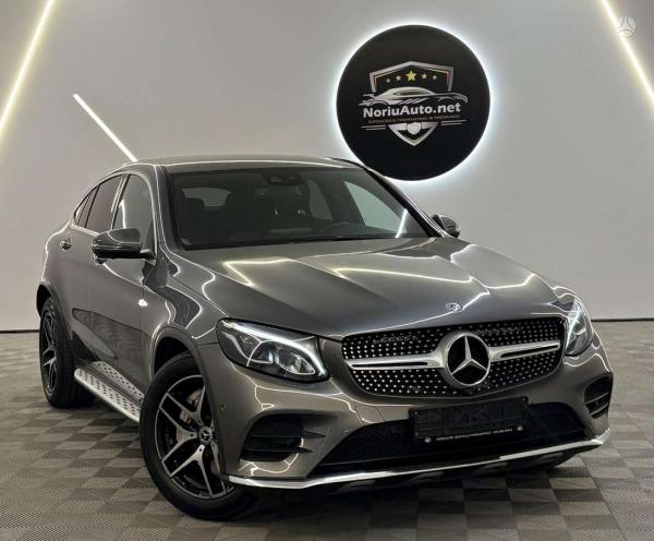 Grey Mercedes-Benz GLC 220 2017 in Marijampole, with an engine capacity of 2.14 L and mileage of 197 thousand km for 27650 €, photo 1 on AUTOMOTO.COM.LV