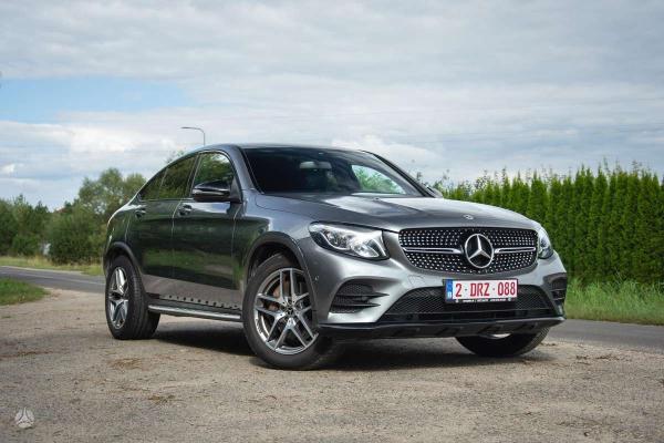 Grey Mercedes-Benz GLC 220 2017 in Elektrenai, with an engine capacity of 2.15 L and mileage of 270 thousand km for 20900 €, photo 1 on AUTOMOTO.COM.LV
