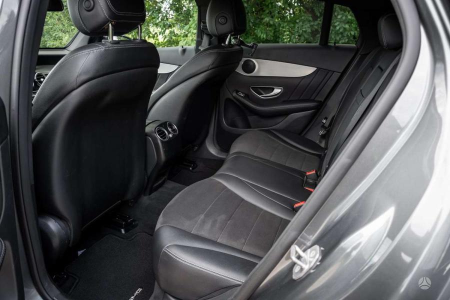 Grey Mercedes-Benz GLC 220 2017 in Elektrenai, with an engine capacity of 2.15 L and mileage of 270 thousand km for 20900 €, photo 15 on AUTOMOTO.COM.LV