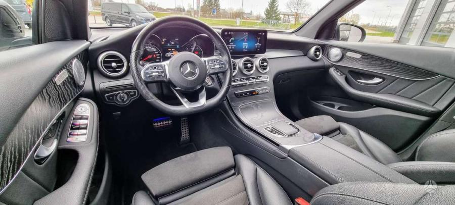 Grey Mercedes-Benz GLC 220 2019 in Klaipeda, with an engine capacity of 1.95 L and mileage of 204 thousand km for 26000 €, photo 17 on AUTOMOTO.COM.LV