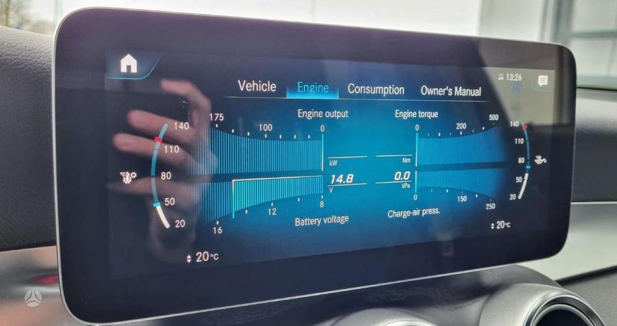 Grey Mercedes-Benz GLC 220 2019 in Klaipeda, with an engine capacity of 1.95 L and mileage of 204 thousand km for 26000 €, photo 24 on AUTOMOTO.COM.LV