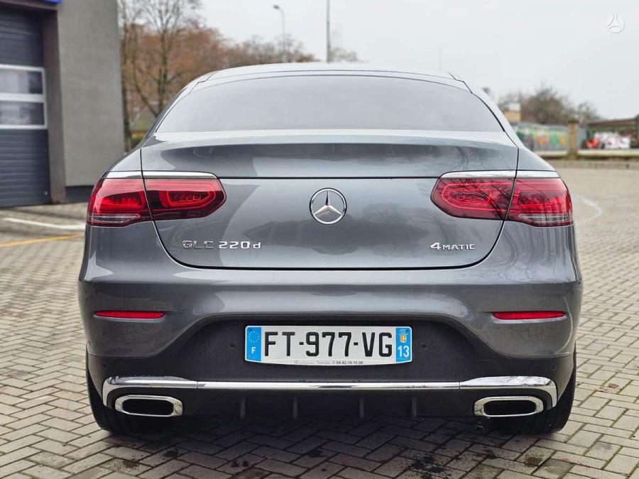 Grey Mercedes-Benz GLC 220 2020 in Taurage, with an engine capacity of 1.95 L and mileage of 197 thousand km for 27500 €, photo 7 on AUTOMOTO.COM.LV